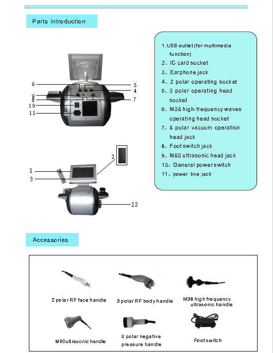 Cavitation Device with Ultrasound, Vacuum and RF – BESE